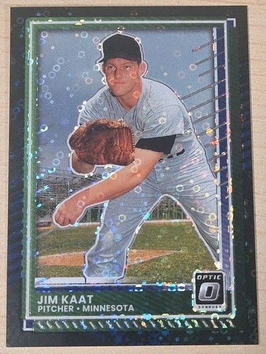 2025 Donruss Optic Black Circles Disco Parallel Jim Kaat Minnesota ...