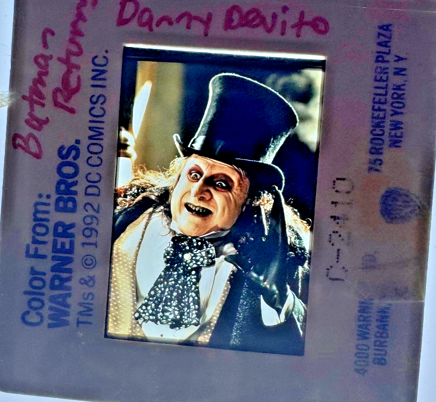 LMP85-071 1992 Actor Danny DeVito Batman Returns Orig 35mm COLOR SLIDE ...