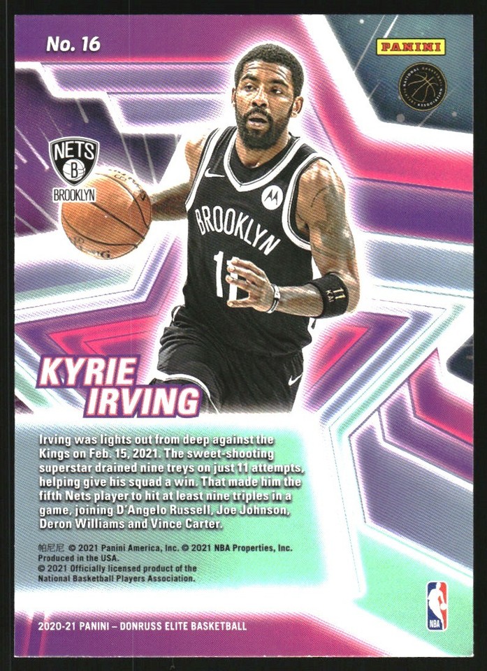 2020-21 Elite Star Status #16 Kyrie Irving | eBay