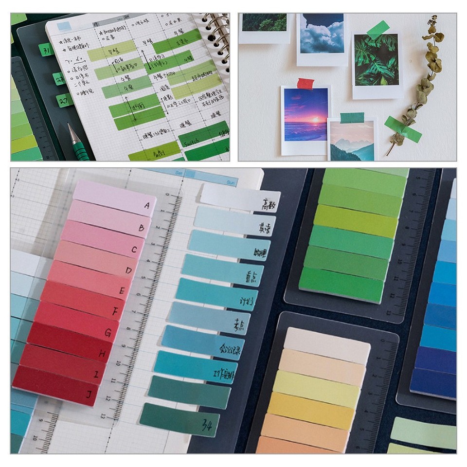 6 Sets Sticky Index Tabs Writable Book for Annotating Books Stickers ...