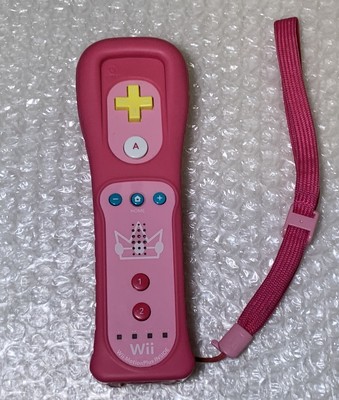 Wii Peach Remote Plus Motion Nintendo Controller Official Japan Wii U w ...