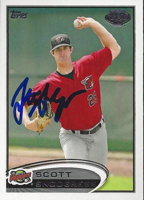 Scott Snodgress Chicago White Sox 2012 Topps Pro Debut Signed Card | eBay