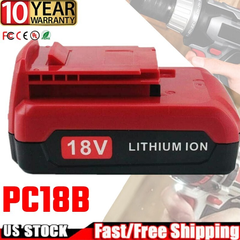 18V Lithium Ion Battery for Porter Cable 18 Volt PC18B PC18BL PC18BLX ...