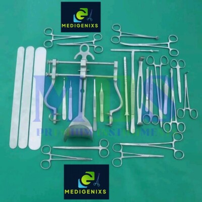 Abdominal Hysterectomy Kit Abdominal Surgery Surgical Instruments Set ...