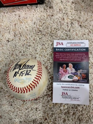 Tom Seaver signed auto Lee MacPhail baseball JSA | eBay