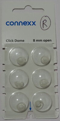 NEW Signia Connexx Hearing Aid Click Domes 8 MM OPEN SEALED | eBay