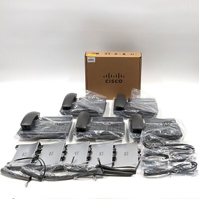 Cisco IP Phone 7821 VoIP Business Phone - Model CP-7821-K9 Lot of 5 | eBay