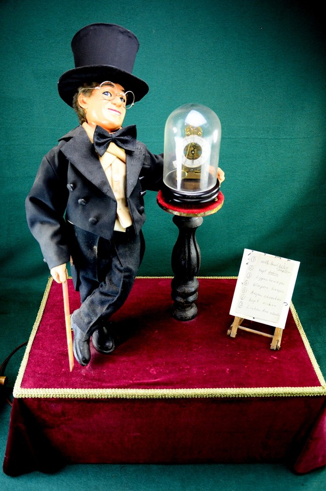 "Original Sonneberg Window Knocker Doll Automata, Shop Display ...
