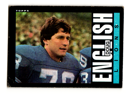 1985 Topps Doug English #58 Detroit Lions Football Card | eBay