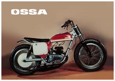 OSSA Poster Stiletto 250 ST DMR Dick Mann Replica Flat Track Suitable to Frame | eBay