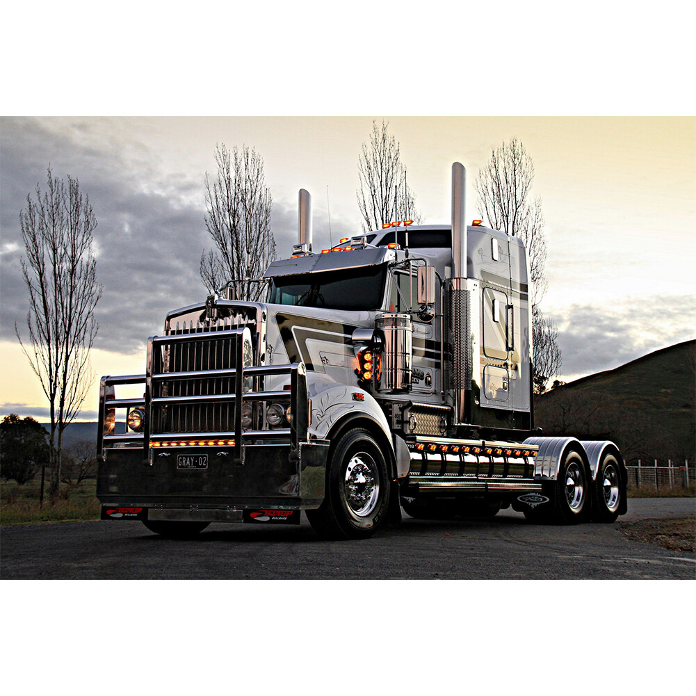 Handmade DIY Full Round Drill Diamond Painting 5D Truck Kit Poster ...