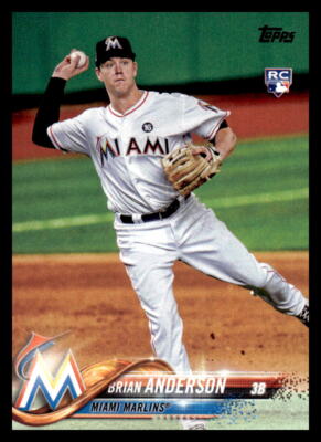 2018 Topps Brian Anderson #234 Miami Marlins Baseball Card | eBay