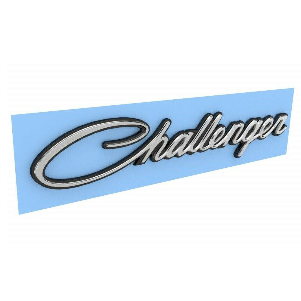 Genuine OEM Mopar 'Challenger' Script Emblem Nameplate Decal Badge for ...