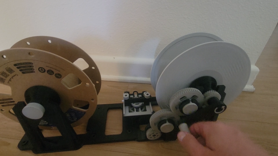 UPGRADED Universal 3D Filament Re-spooler/Transfer - Pre-assembled ...