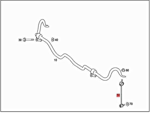 Genuine MERCEDES C216 W221 S-CLASS W221 Coupe C216 Bar 2213202289 | eBay