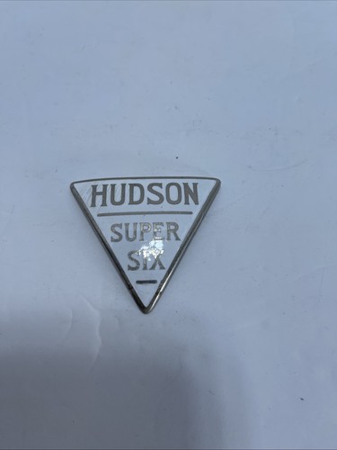 HUDSON Motor Car Co Radiator Emblem Badge Super Six Original Early ...