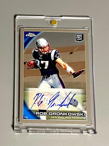 2010 Topps Chrome Rob Gronkowski Rookie Autograph SP + Flawless Auto ...