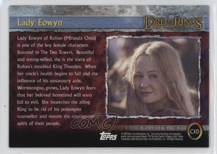 2002 The Lord of Rings Two Towers Cadbury Australia Preview Set Lady ...