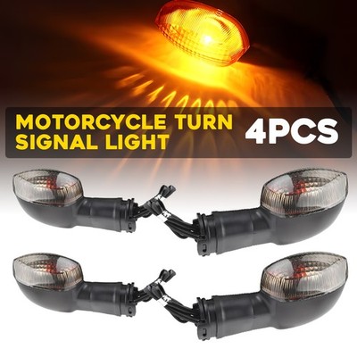 4PCS Smoked Signal Turn Indicator Light Amber For YZF Yamaha R6 R6S ...