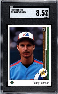 1989 Upper Deck Randy Johnson #25 DOB ERROR | eBay