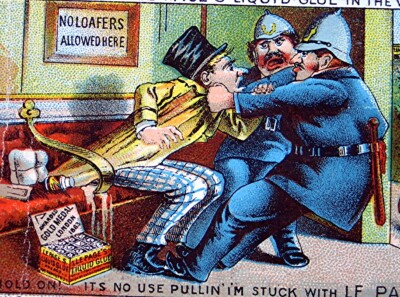 Vintage Humors Victorian Trade Card - Le Page's Liquid Glue Amusing | eBay