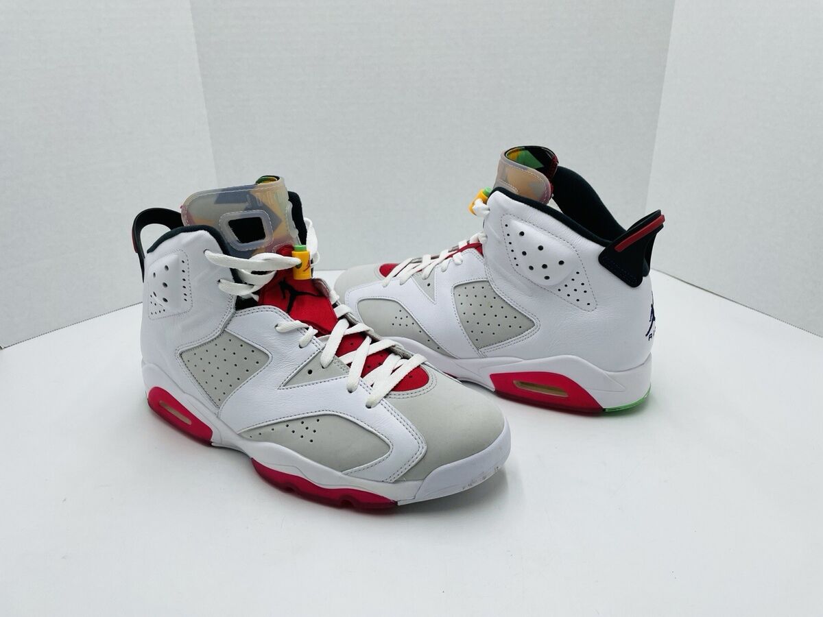 Air Jordan 6 Retro Hare White Suede Red Yellow Leather Air Jordan 6 Retro Hare White Suede Red Yellow Leather