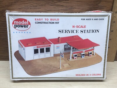Model Power N Scale Service Station 1503 | eBay