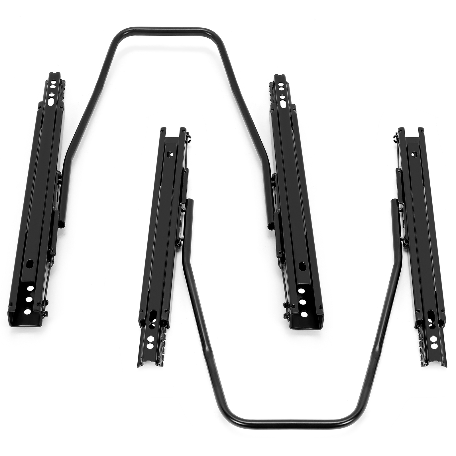 Pair Universal Car Racing Seat Slider Seat Mounting Rail Track Bracket ...