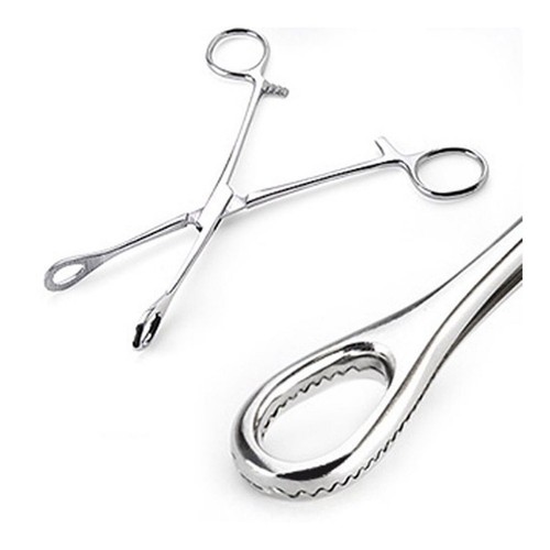 6.0" Sponge Forceps Clamps - Standard with lock Body Piercing Tools | eBay