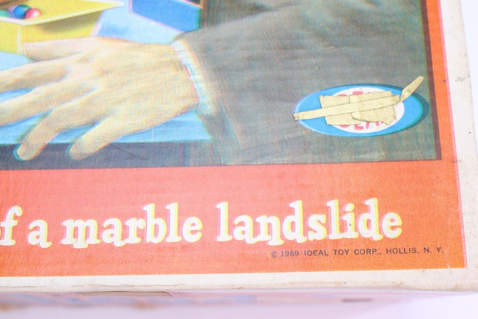 VTG 1969 Ideal Marblehead Game Faimly Kids Strategy COMPLETE Marble ...