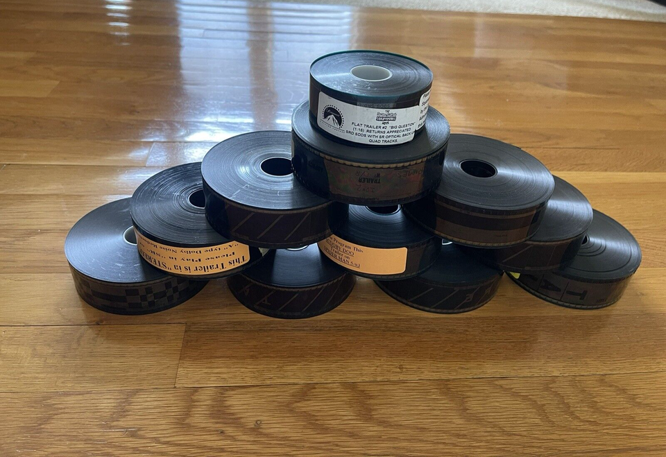 ~ Movie Trailer Film Reels 35MM Scope & Flat Lot of 11 Sponge Bob ...