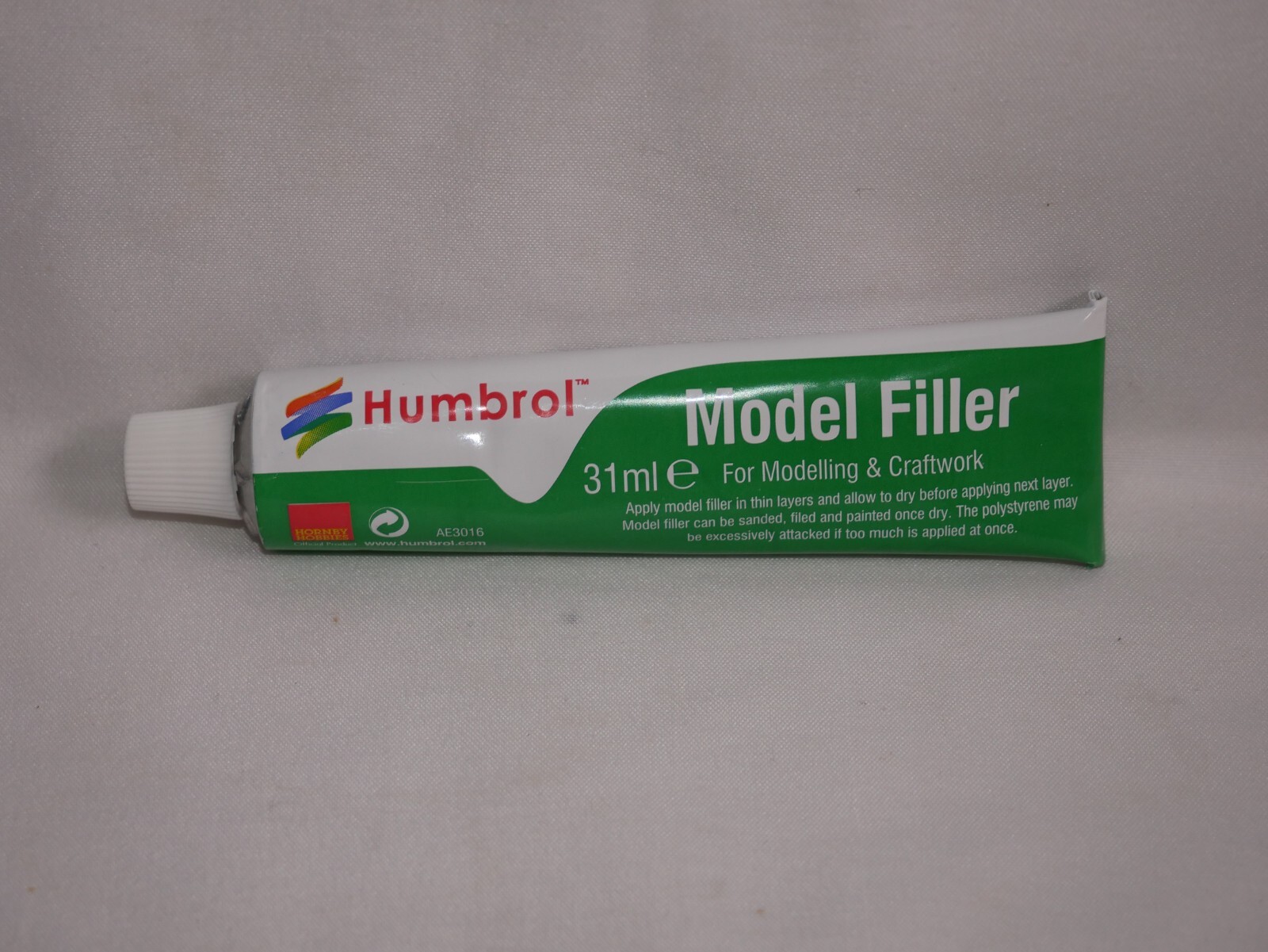 Humbrol Model Filler For Craftwork & Modeling 31ml Metal Tube AE3016 ...
