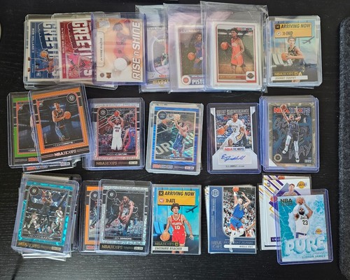 Panini NBA Hoops Lot of 139 cards with Rookies, Numbered, SPs, a Mem ...