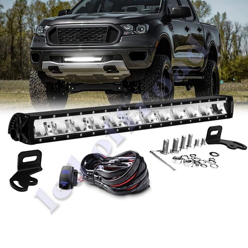 34Inch LED Light Bar Spot Work Offroad SUV UTV 4WD Truck Pickup Bumper ...