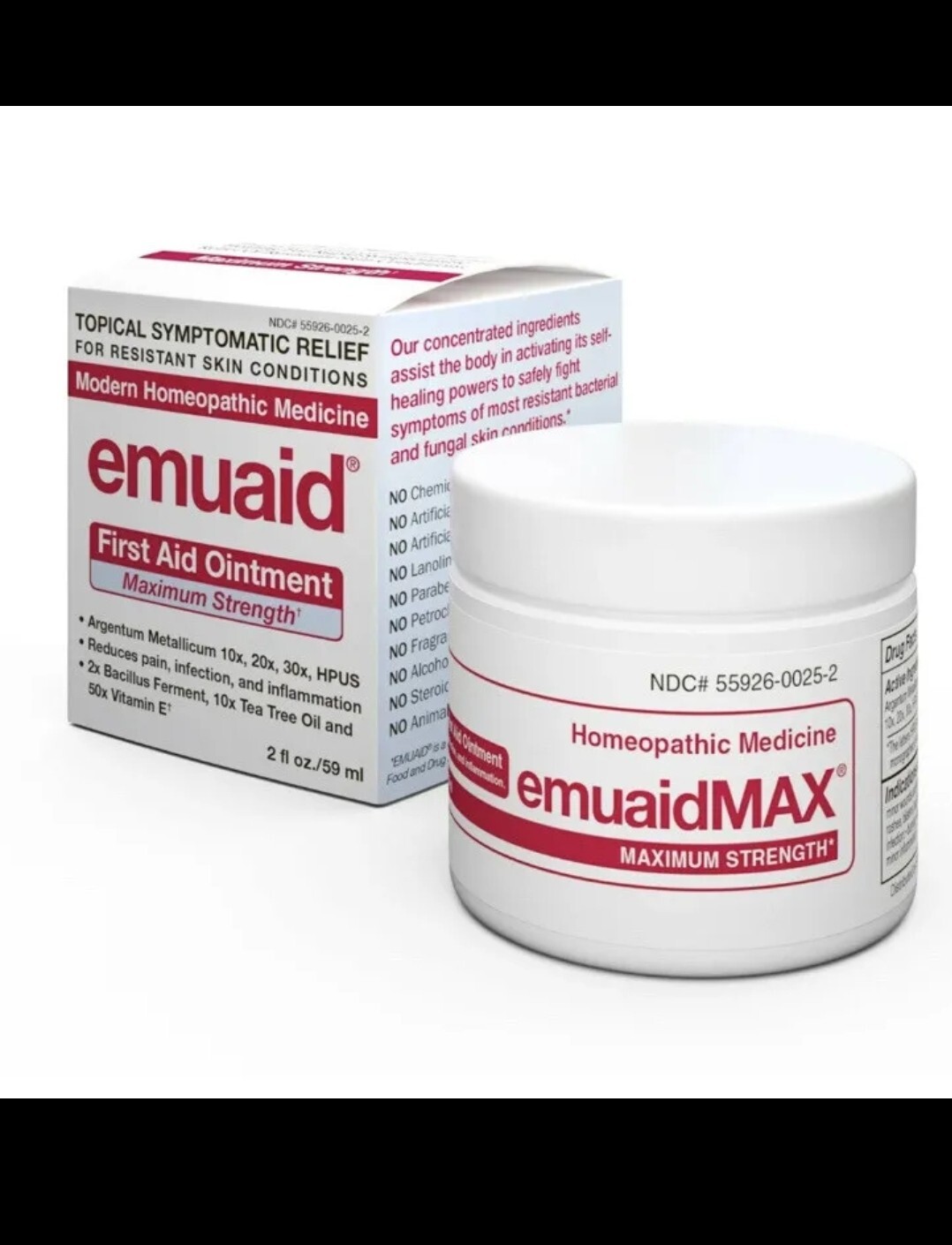 Emuaid MAX First Aid Ointment 2oz NIB FAST FREE SHIPPING! 852304004280 ...