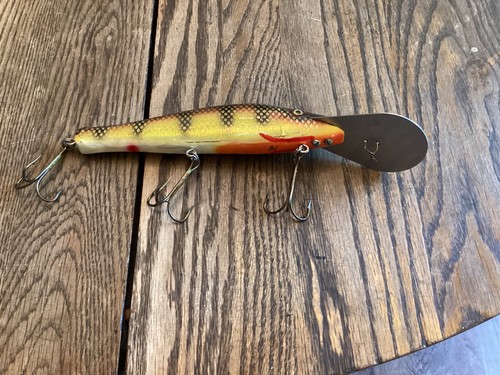Handmade Signed Muskie Musky Lure Hand Painted Gills Metal Lip Exc | eBay