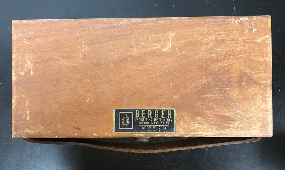 Vintage Berger Engineering Instruments Surveying Transit Scope 200A ...
