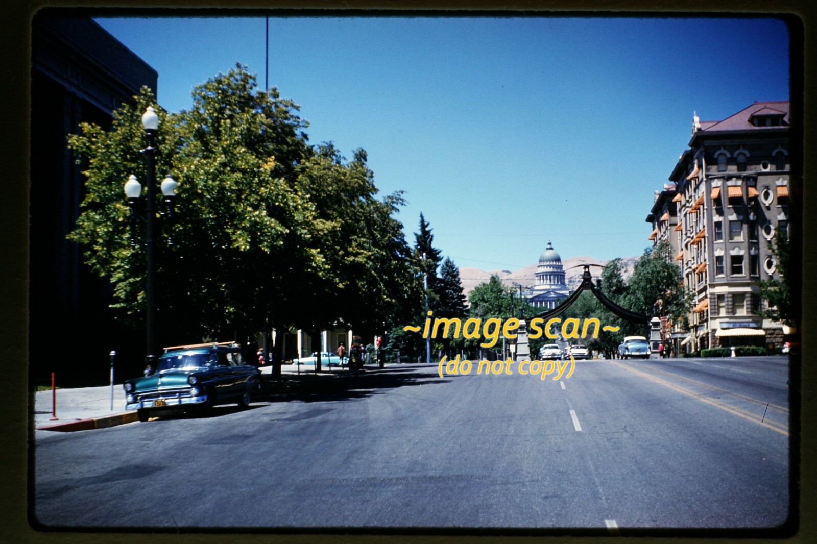 Salt Lake City, Utah, Street Scene in 1958, Kodachrome Slide L12a | eBay