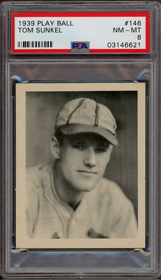 1939 Play Ball #146 Tom Sunkel PSA 8 | eBay