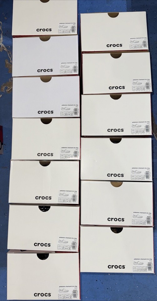 Crocs x Pokemon ‘Charizard’ Classic clog Men’s 8-11 [4210242-001] Brand ...