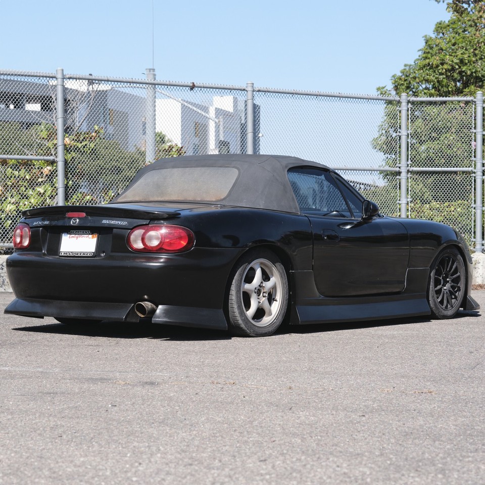 KBD Body Kits 4 Pc Polyurethane Full Body Kit For Mazda Miata 1999-2005 ...