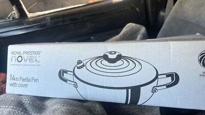 Royal Prestige Paella Pan 14” New Open Box 5 Ply Surgical Stainless ...