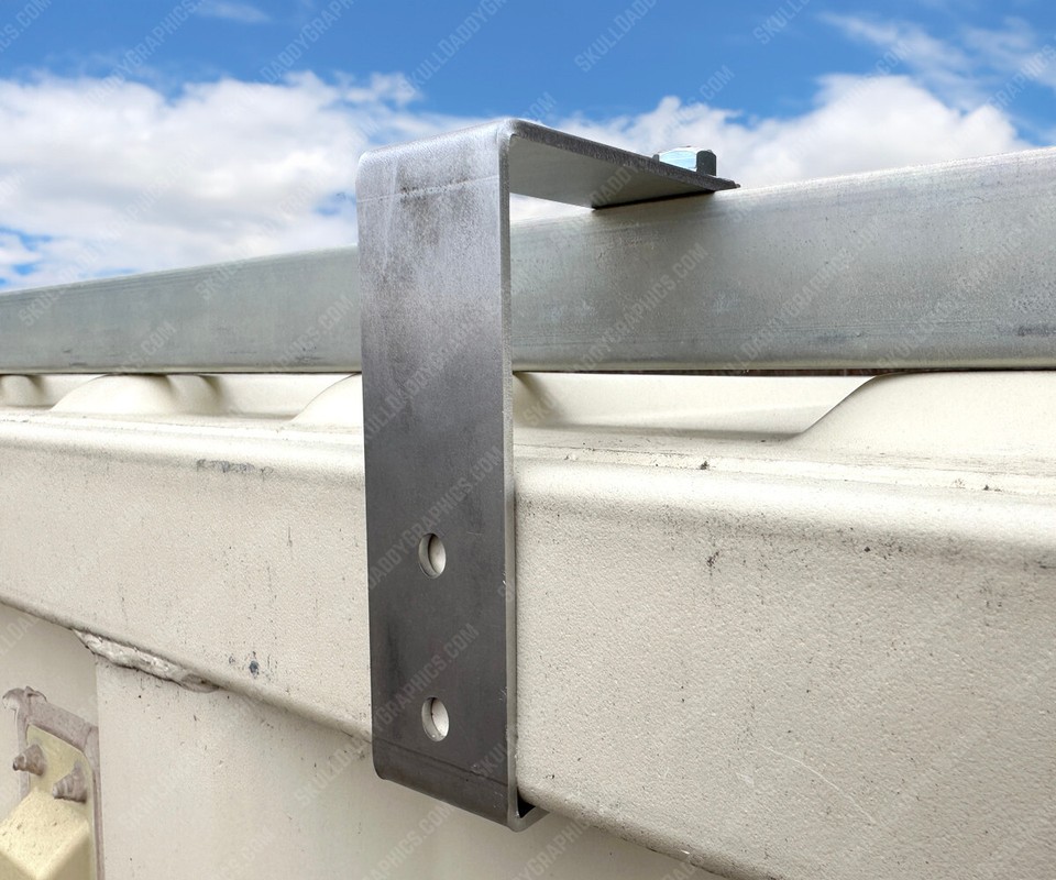 Two Roof Solar Conex Shipping Container Brackets Unistrut Superstrut ...