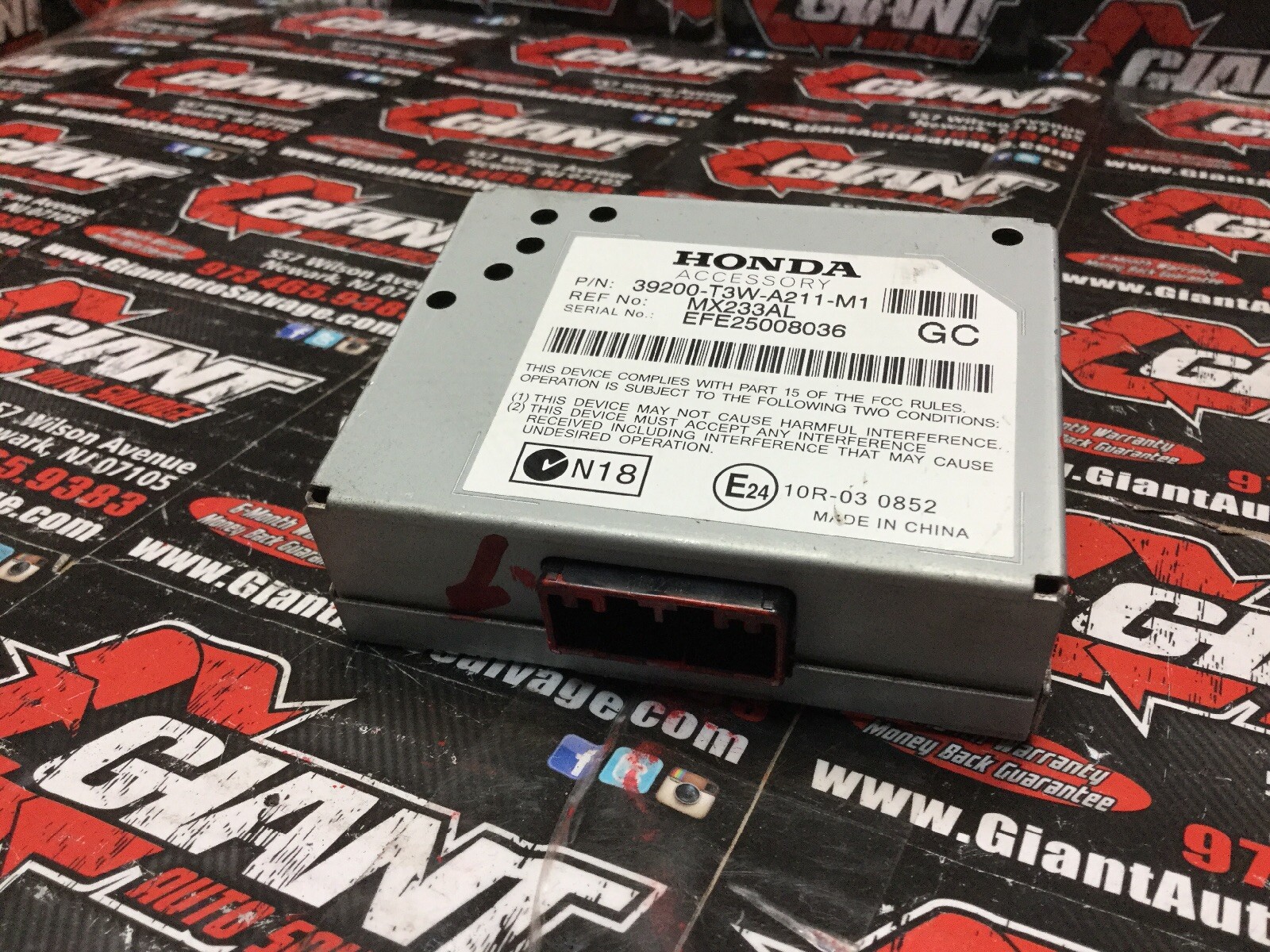 14 15 HONDA ACCORD CHASSIS BRAIN BOX BODY CONTROL MODULE BCM ACTIVE ...