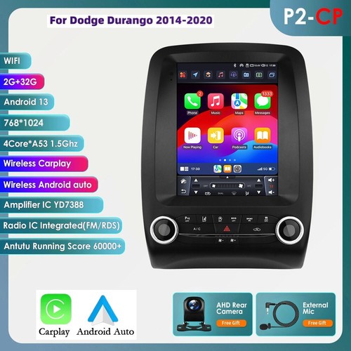 9.7" Radio for Dodge Durango 2014-2020 Android13 CarPlay GPS Stereo ...