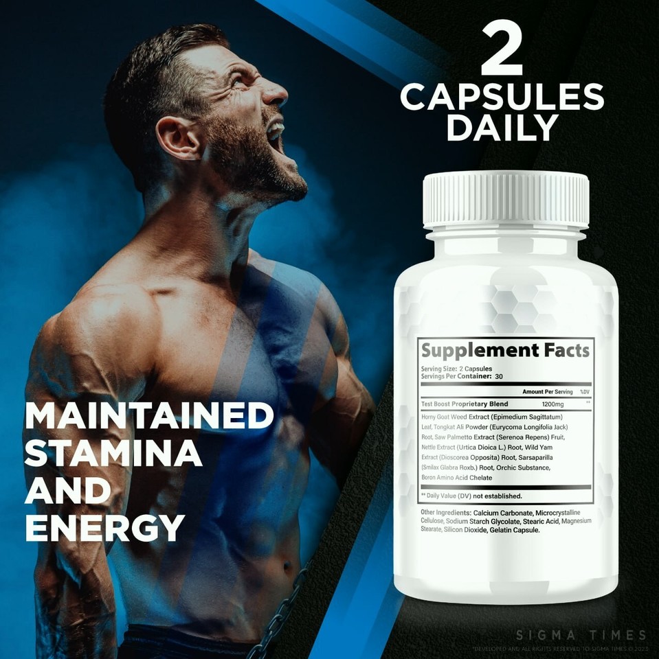 Alpha Labs Male Health Pills to Boost T-Levels for Intimate Drive 60ct ...