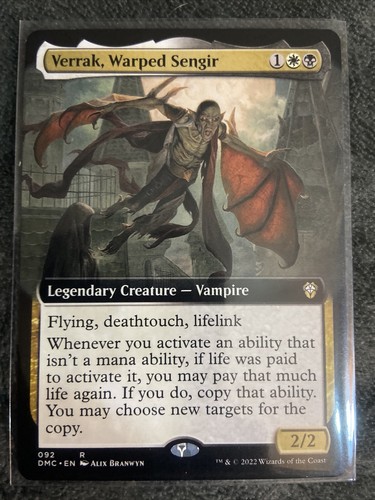 MTG Verrak, Warped Sengir Commander: Dominaria United 092 Regular Rare ...