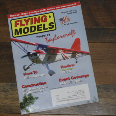 Flying Models Magazine [December:2009] Hangar 9's Taylorcraft; PT-19 | eBay