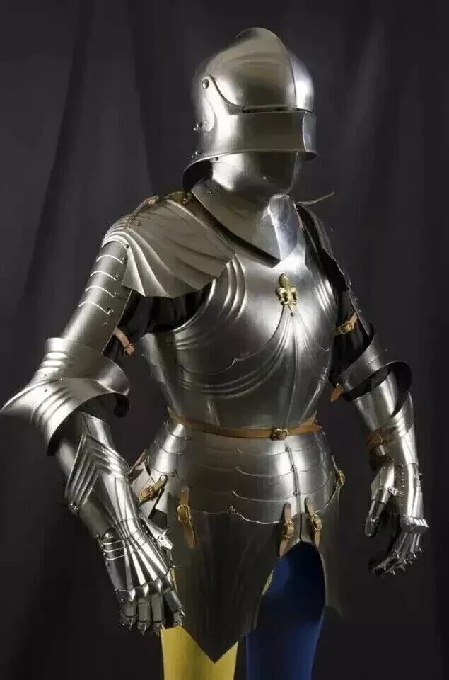 German Gothic Armor Suit | Medieval Knight Armor | Half Body Armor Suit ...