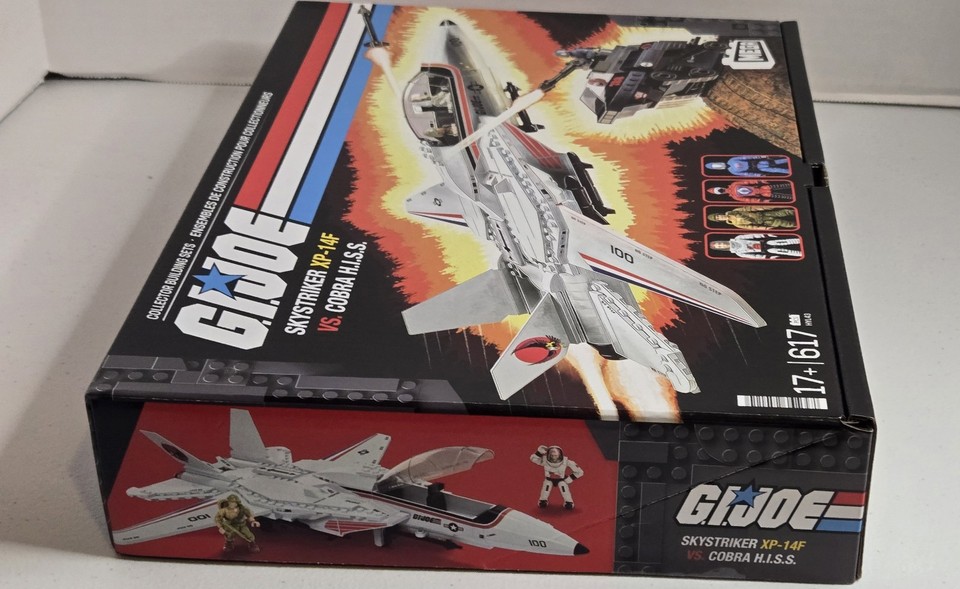 MEGA GI JOE Skystriker vs. COBRA H.I.S.S. Building Set. New. Free ...